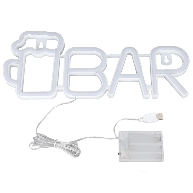 LED NEON SIGN Bar Neon Light PVC ABS USB Or Battery Powered For Family ...