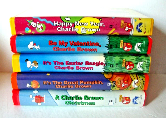 PEANUTS HOME VIDEO VHS Tape Holiday Theme Movies - Lot of 5 Original ...