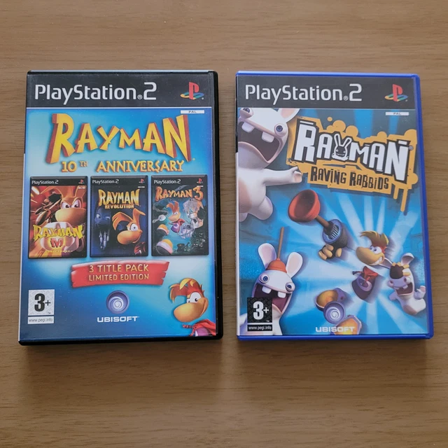 RAYMAN: 10TH ANNIVERSARY + Rayman Raving Rabbids (PS2 PAL) - Complete ...