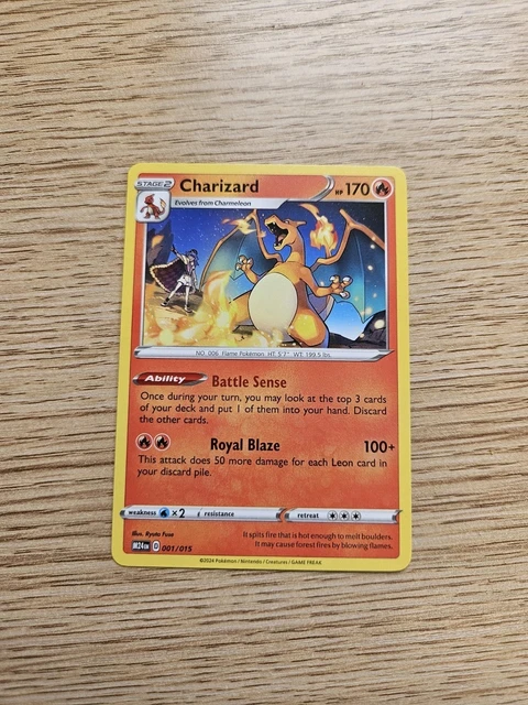 POKÉMON CHARIZARD PROMO Card 001/015 2025 McDonalds Dragon NON-Holo ...