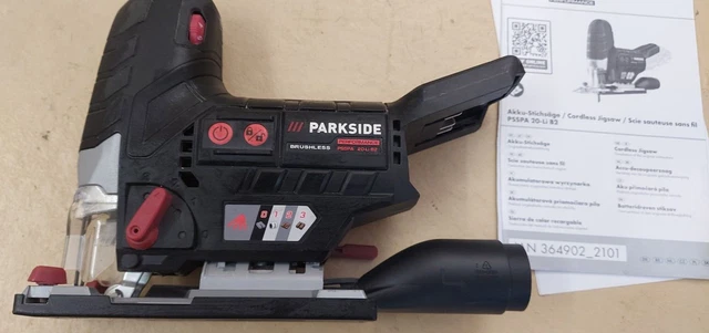 PARKSIDE PERFORMANCE CORDLESS jigsaw PSSPA 20-Li A1 reciprocating ...