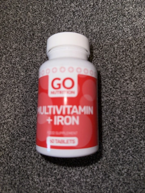 GO NUTRITION MULTI Vitamin & Iron Supplement Nutritional Support Boost (60) £9.71 - PicClick UK