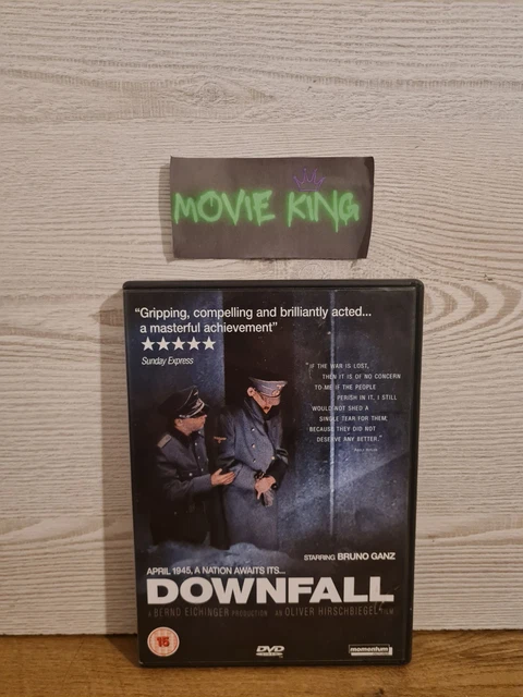 DOWNFALL (DVD, 2 Disc Set, 2005) Bruno Ganz, WW2 War Movie [Region 2 ...