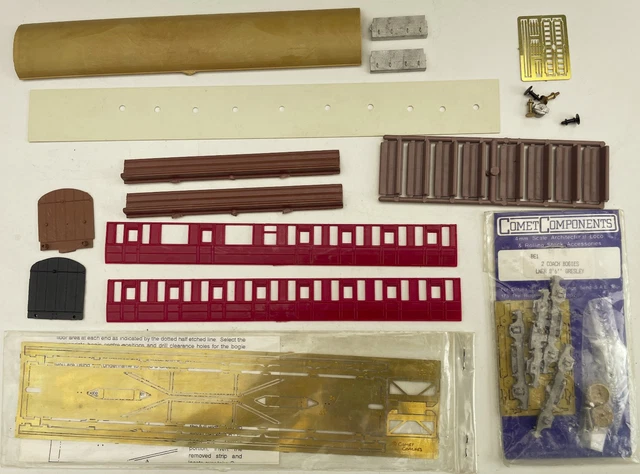 KIRK/COMET /MJT LNER All 3rd etched brass coach kit 4mm Finescale OO/EM ...