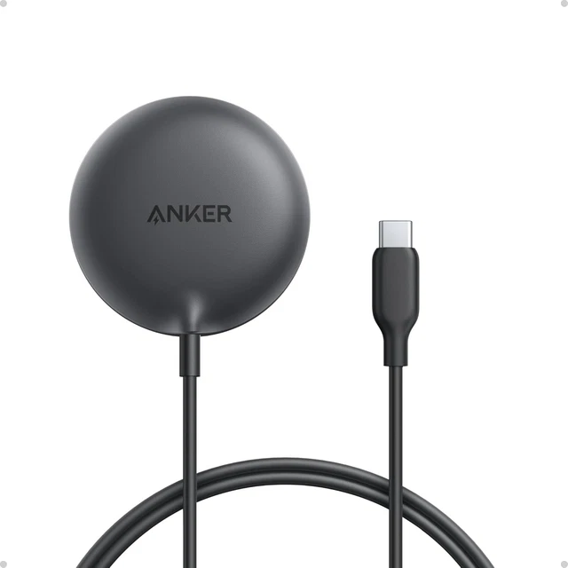 ANKER MAGSAFE CHARGER Qi2 Certified 15W Wireless, MagGo iPhone 16 ...