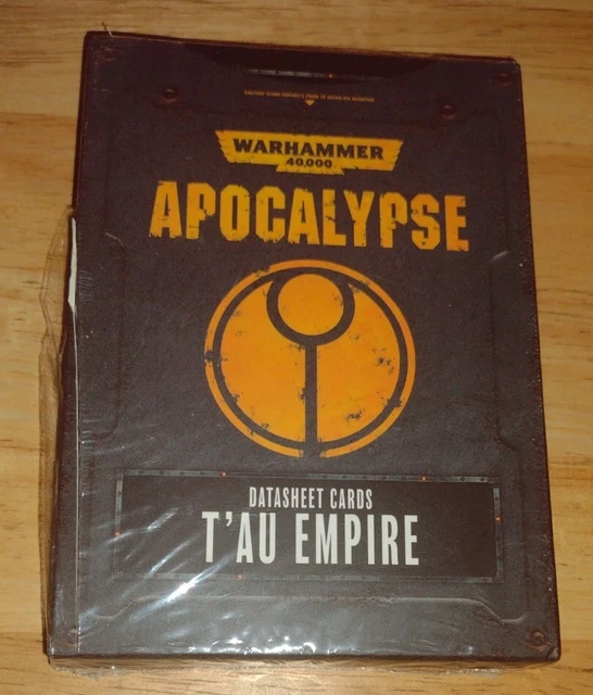 CARTES DE FICHE technique Apocalypse : Tau Empire - Warhammer 40k EUR ...