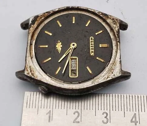 CITIZEN 8200 NON Working Watch Movement For parts & Repair Work O 35079 ...