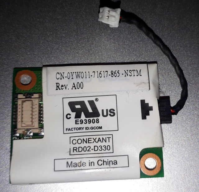 DELL PRECISION M4300/VOSTRO 1400/D531/INSPIRON 1720 Modem Card CN ...