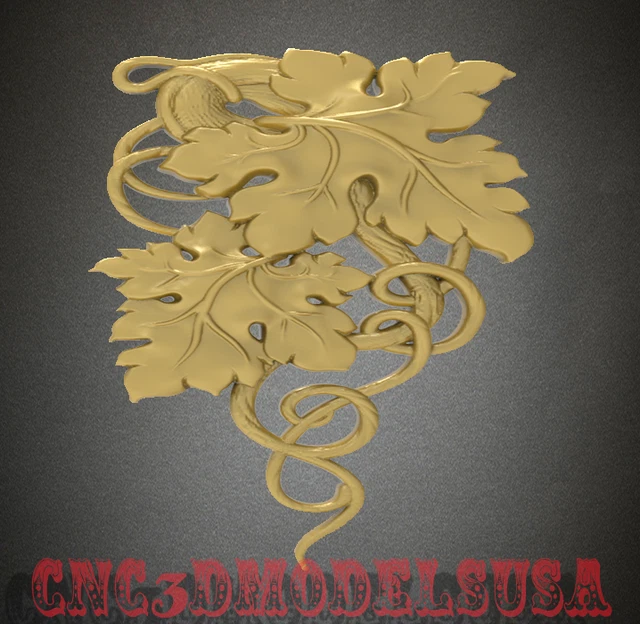 GRAPE TREE 3D model STL file for cnc router laser & 3d printer £1.23 ...