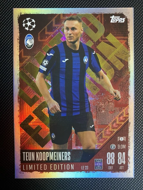TOPPS MATCH ATTAX 2024/25 2025 Teun Koopmeiners Atalanta Limited ...
