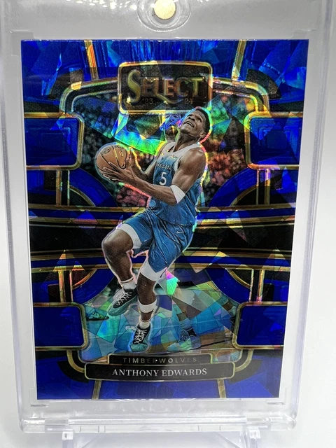 2023-24 PANINI SELECT Anthony Edwards lupi da atrio ghiaccio incrinati ...