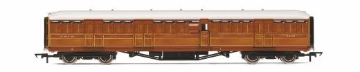 HORNBY R40456 LNER Gresley Corridor Teak Coach Passenger Brake Coach OO ...