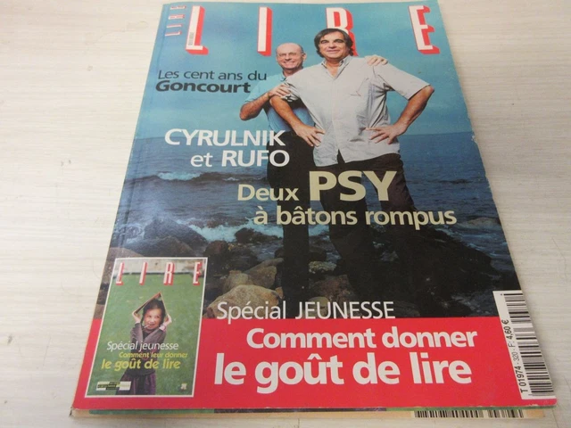 LITTERATURE LIRE 320 11.2003 RUFO et CYRULNIK Bernard CLAVEL Françoise ...