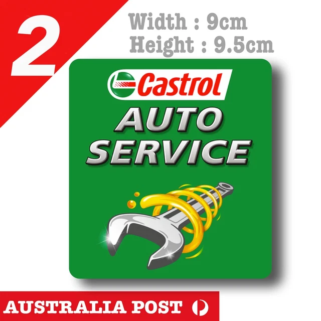 CASTROL OIL LOGO Auto Service Logo Stickers EUR 5,17 - PicClick FR