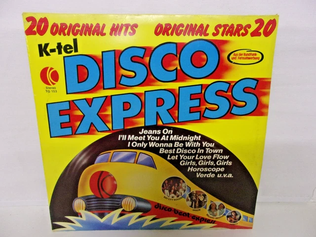 K-TEL DISCO EXPRESS - Original Hits, 12" Vinyl LP. Germany 1976. KULT ...