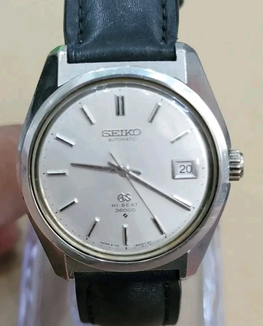 OROLOGIO VINTAGE SEIKO Automatico/Grand SEIKO GS 6145 25J SS Hi-Beat 36000bph EUR 138,43 ...