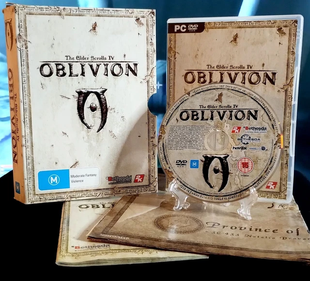 ELDER SCROLLS IV: Oblivion TES:IV Retro PC Big Box Game [CIB Complete ...