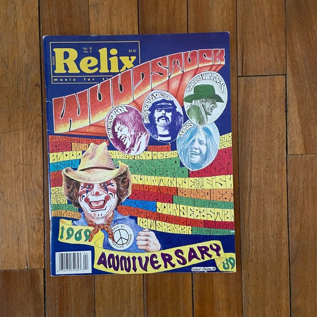 RELIX MAGAZINE MUSIC for the Mind Vol 16 No 4 Woodstock Anniversary ...