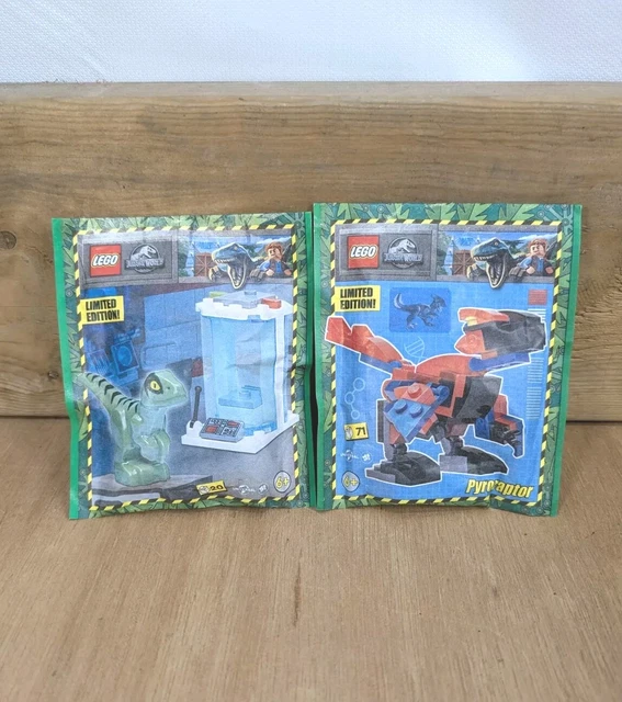 LEGO JURASSIC WORLD - Pyroraptor + Laboratory With Raptor LTD EDITION ...