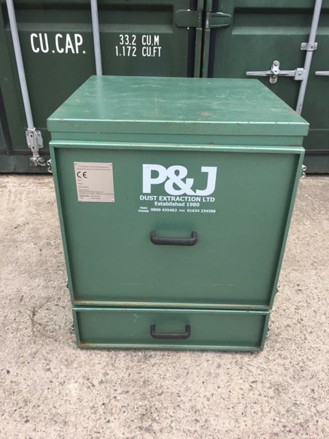 P&J 2.5M DUST Extractor Extraction Filter Collector Machine Joinery £ ...