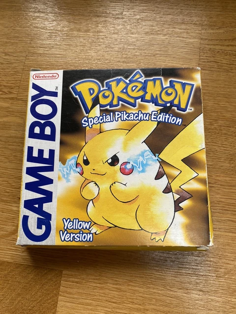 NINTENDO GAME BOY Pokémon Yellow Version Pikachu Edition Trainer Guide ...