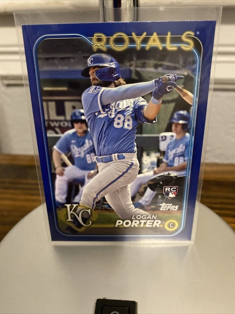 CARTA ROOKIE 2024 Topps Series 2 bordo blu Logan Porter EUR 1,84 ...
