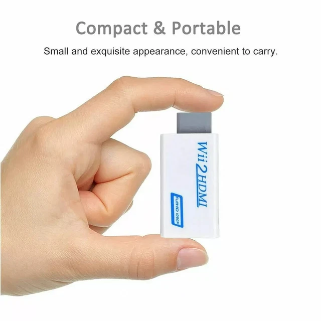 ADATTATORE WII2HDMI CONVERTITORE Full HD 1080P - Da Wii (Console) a ...