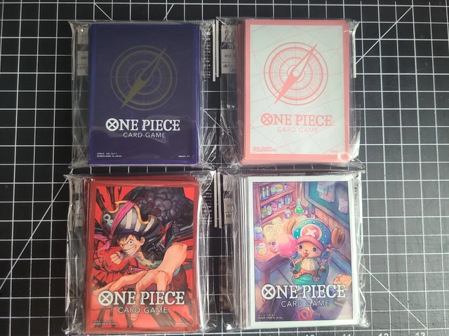 BANDAI ONE Piece Card Game Sleeves Bundle Of 4 Standard TCG CCG bandai-one-piece-card-game-sleeves-bundle-of-4-standard-tcg-ccg