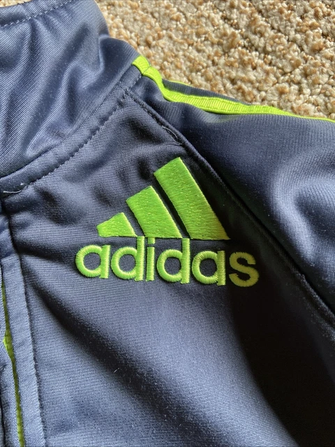 ADIDAS JACKET BABY 24 Months Gray Full Zip Track Active Casual Boy $23. ...