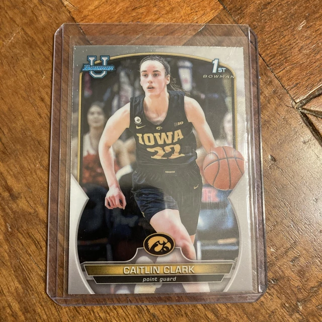 2023 CAITLIN CLARK Bowman Chrome U Iowa 1ère recrue base Bowman RC #50 ...