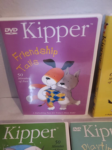 KIPPER DVD LOT Of 5 Water Play, Imagine That, Playtime, Friendship ...