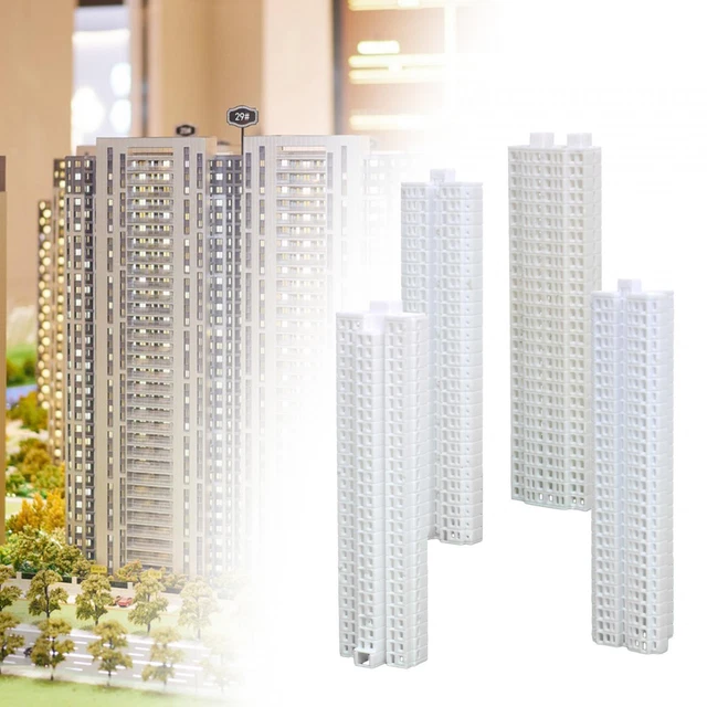 DIORAMA RESIDENTIAL BUILDING props, railway architecture model, DIY ...