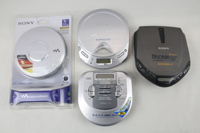 SONY DISCMAN / CD Walkman / Personal CD Players Inc. Sealed UNTESTED ...