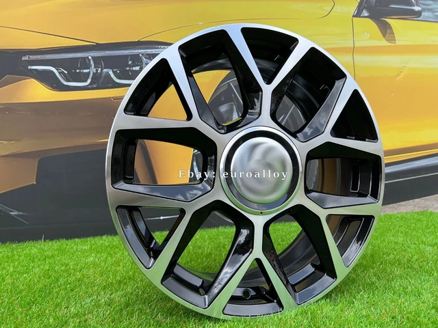 4 X 17 inch 4X100 GTI style black polished wheels for VW UP GOLF rims £ ...