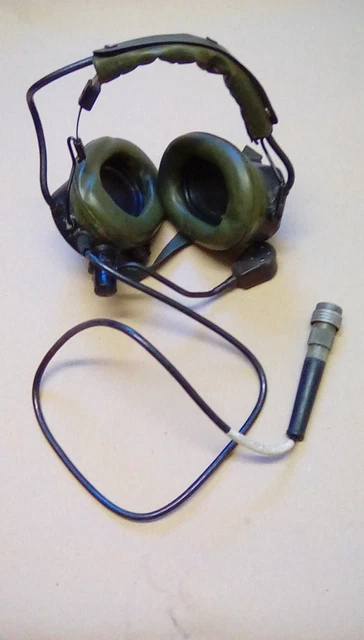 EX MOD CLANSMAN lightweight headset and microphone assy, 5965 99 620 ...