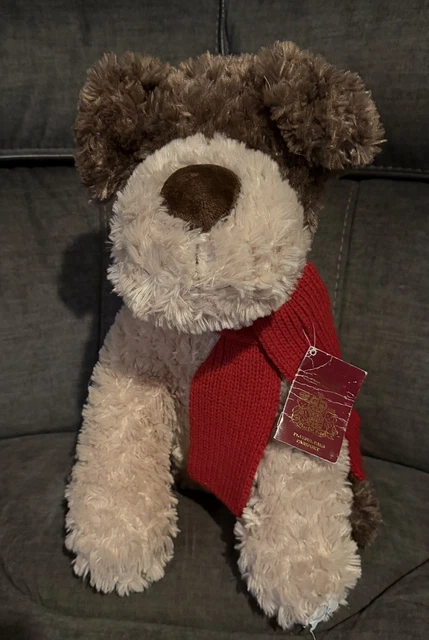 BHS LARGE PLAYFUL Pals Passport Brown Puppy Dog Scarf Plush Toy 16 ...