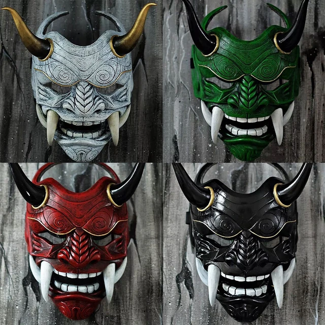 HALLOWEEN JAPANESE PRAJNA Devil Hannya Noh Kabuki Demon Oni Samurai ...