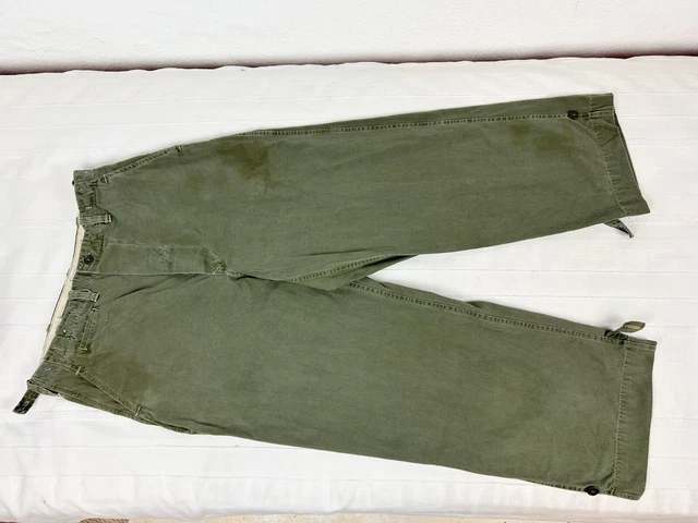 US ARMY HOSE Armee M51 olive vintage M-43 M43 WW2 48 50 Feldhose EUR 69 ...
