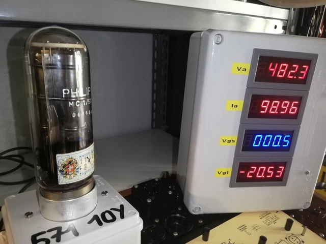 MC1/50 #2 TUBE Philips Italy Iiww Uos Tested By W20 Tube Tester (See ...