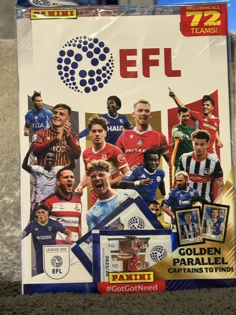 PANINI - EFL 2025/26 Official Sticker Collection - Starter Pack ...