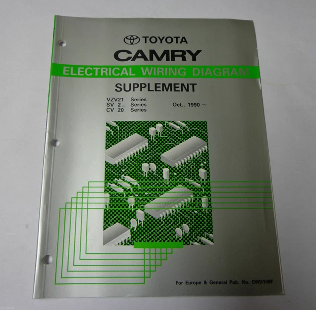 MANUEL D'ATELIER ÉLECTRIQUE / Électrique Câblage Diagramme Toyota Camry ...