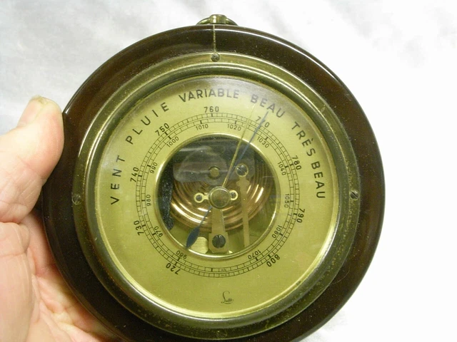 BAROMETRE MOUVEMENT LUFFT Ancienne Station Meteo Barometer EUR 59,00 ...
