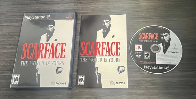 SCARFACE: THE WORLD is Yours PS2 (PlayStation 2, 2006) CIB Complete ...