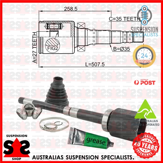 TRANSMISSION SIDE JOINT Kit, Drive Shaft Suit FORD AUSTRALIA Kuga 1.5 EcoBoost EUR 160,85 ...