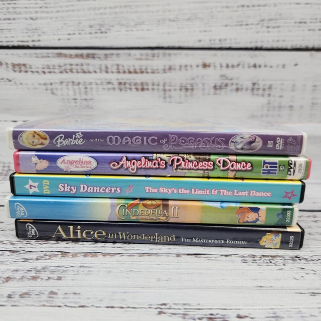 5 GIRLS DVD Movies Animated Cartoon Family Kids Alice Wonderland ...