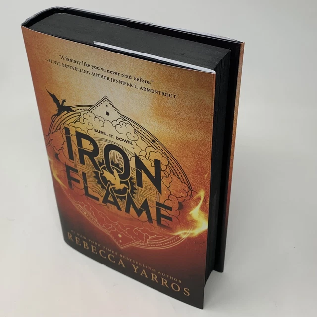 IRON FLAME REBECCA Yarros 2023 Hardcover Sprayed Edges 1st Edition 1st ...