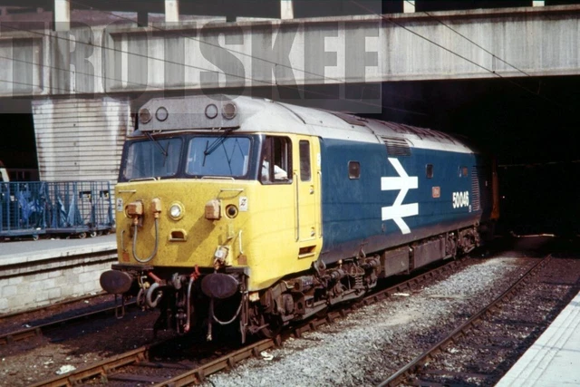 35MM SLIDE BR British Railways Diesel Loco 50046 Class 50 Birmingham ...