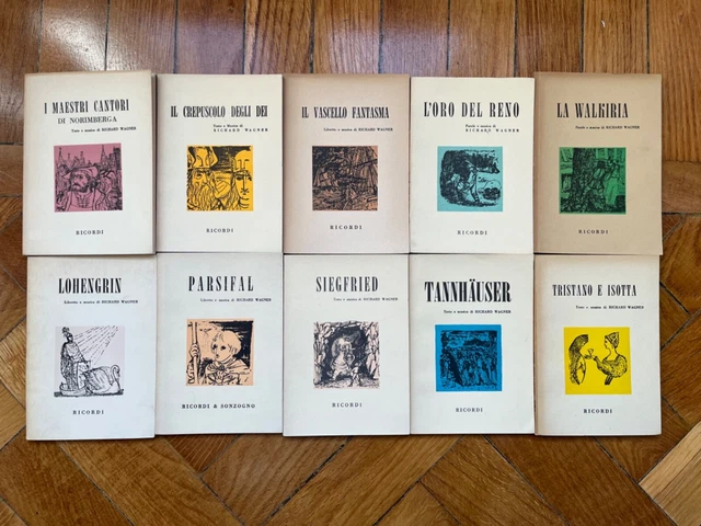 RICHARD WAGNER - Lotto vari libretti d'opera, Ricordi EUR 30,00 ...
