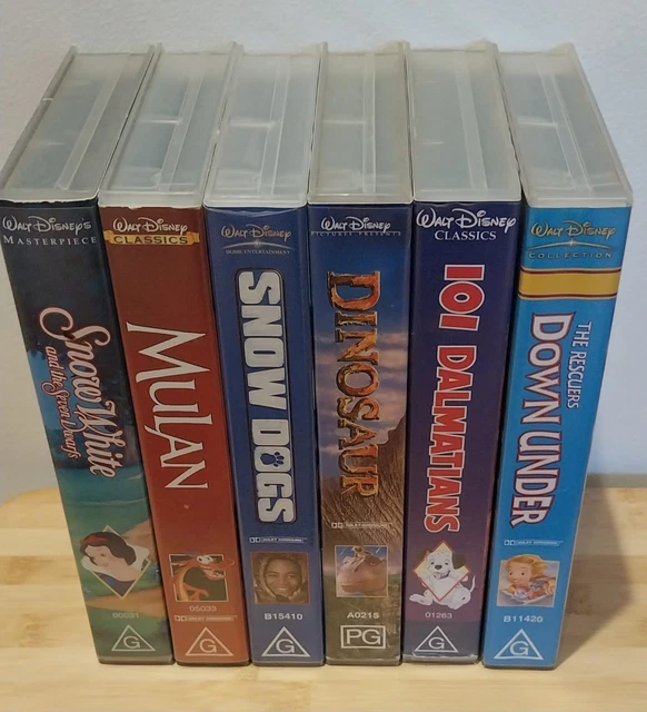 WALT DISNEY VHS Bundle X 6 Video Tapes $50.00 - PicClick AU
