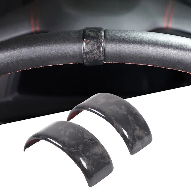HOUSSE DE GARNITURE de volant en fibre de carbone haut de gamme pour Corvette C8 EUR 57,62 ...